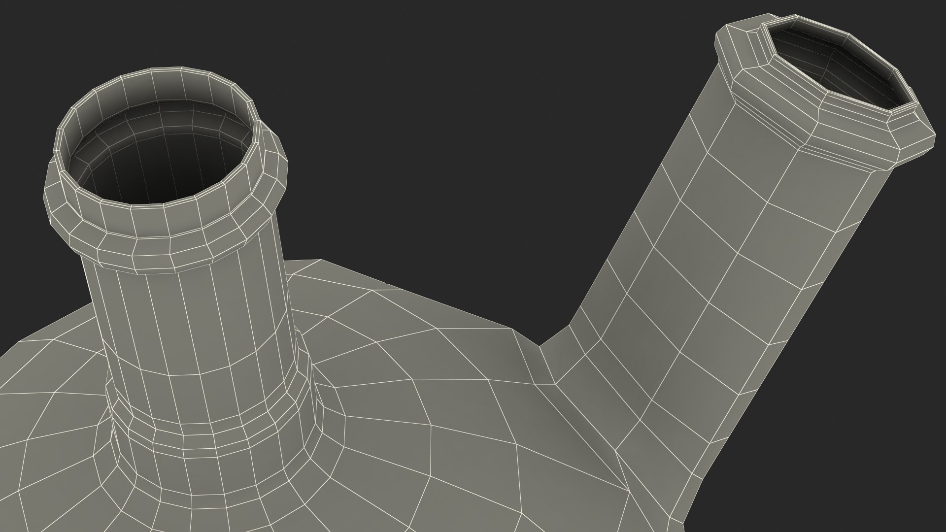 3D model Round Bottom 2-neck Flask - TurboSquid 1902037