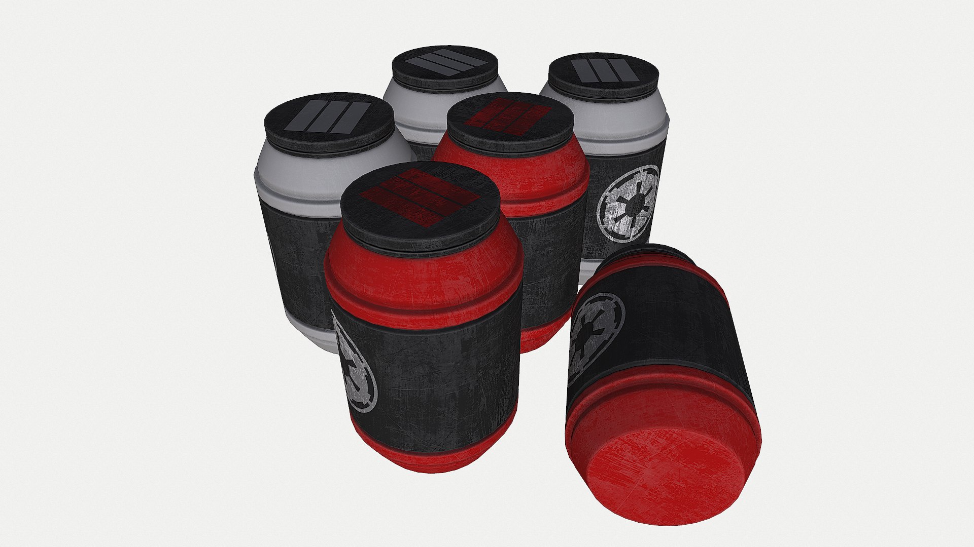 Imperial Storage Barrel 3D - TurboSquid 1578830