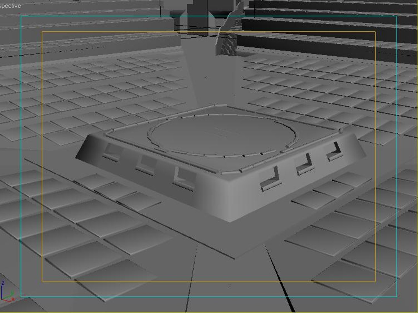 3d Big Sumo Arena Model