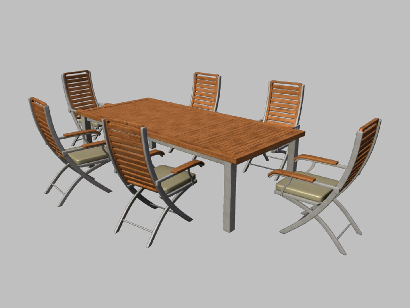 3d Model Outdoor Table