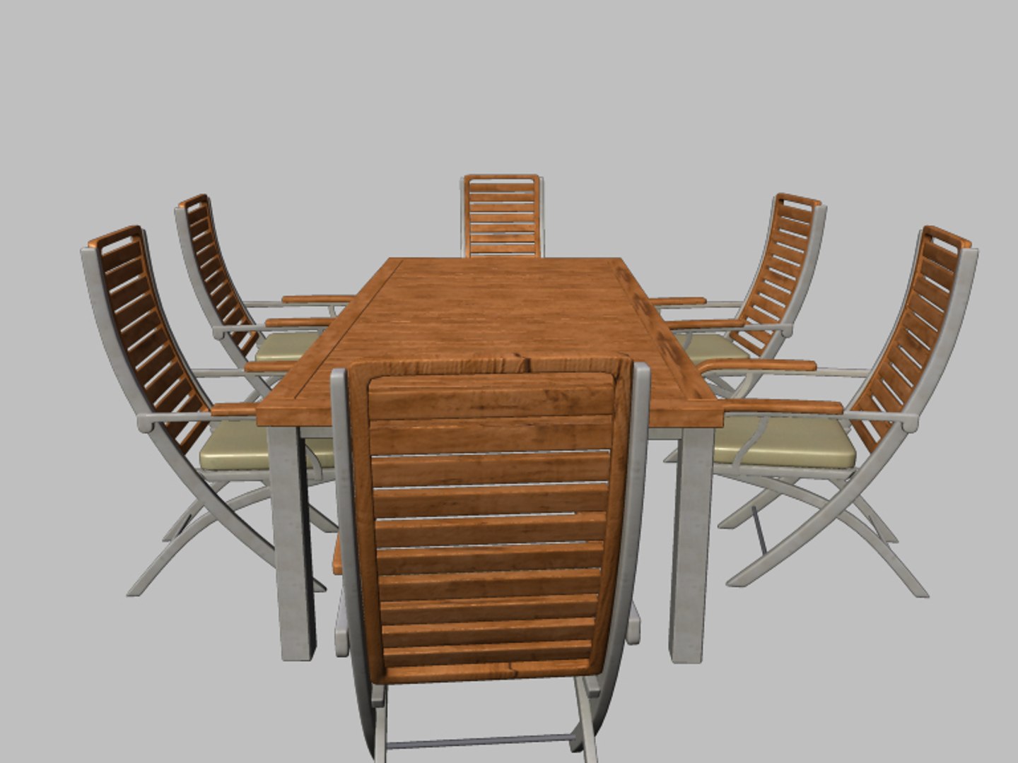 3d Model Outdoor Table