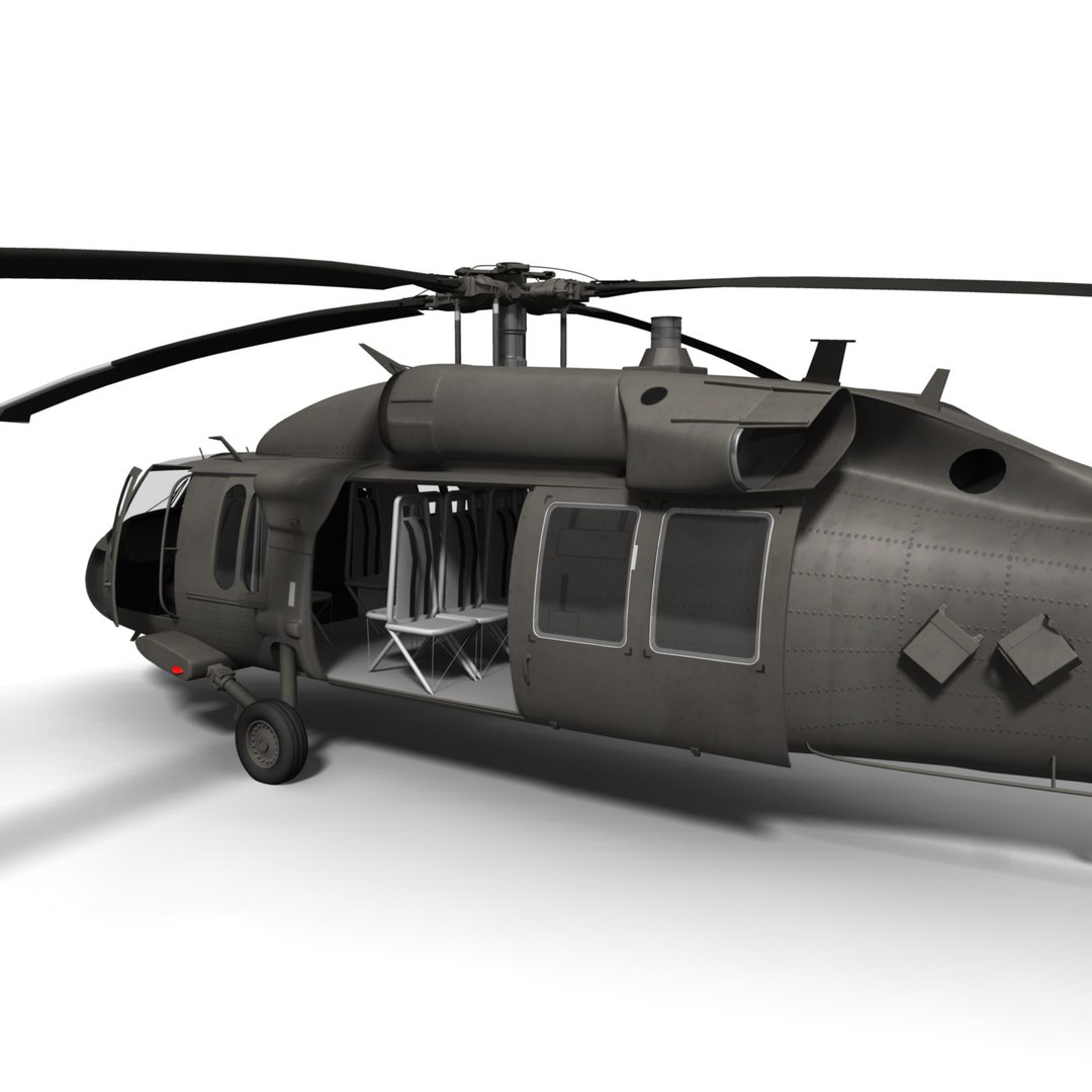 3d Model Generic Blackhawk Black Hawk