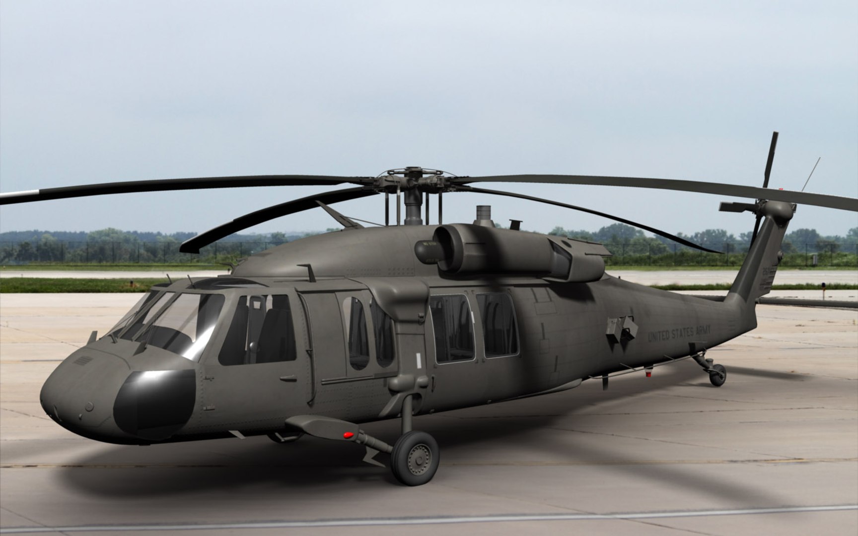 3d Model Generic Blackhawk Black Hawk