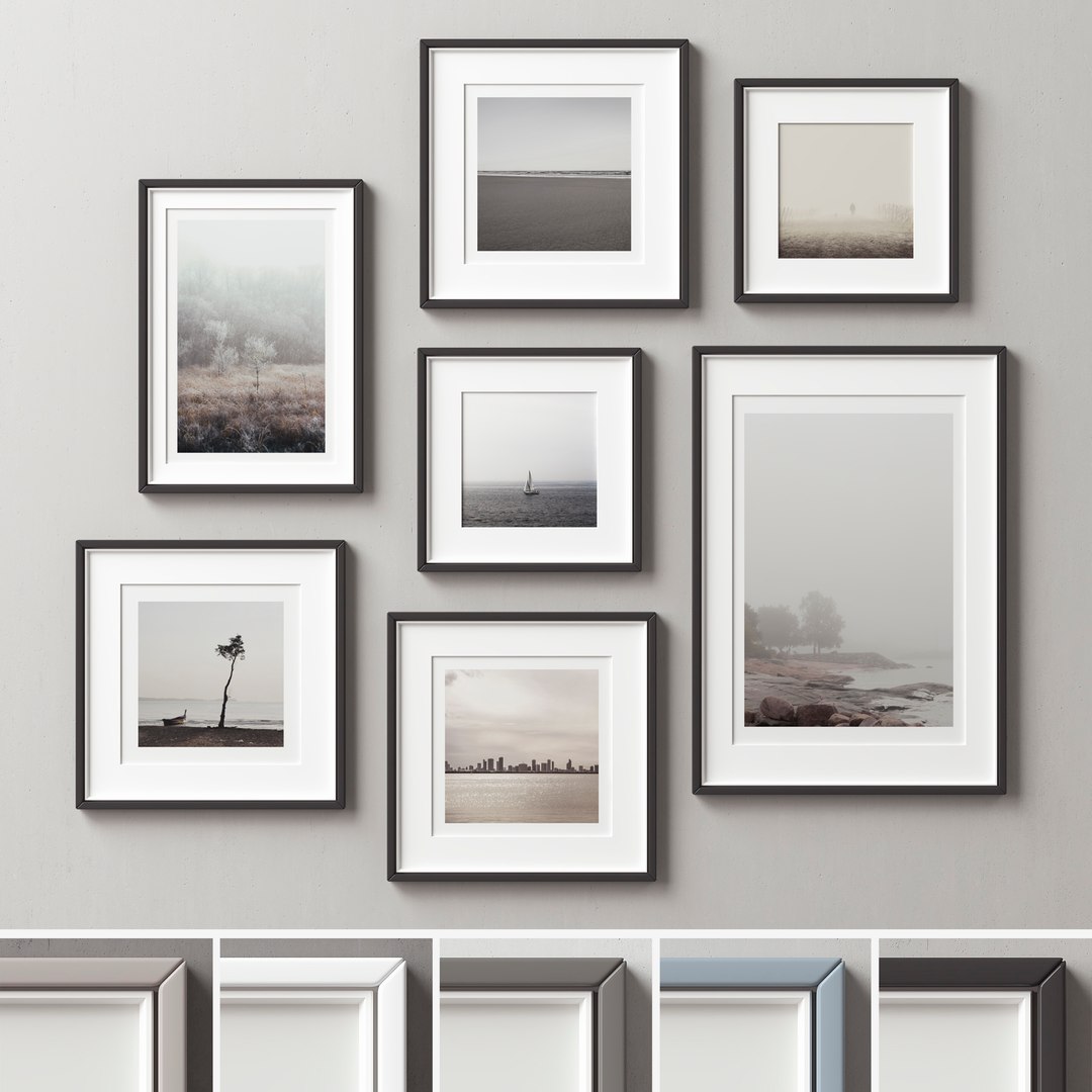 3D picture frames model - TurboSquid 1569419