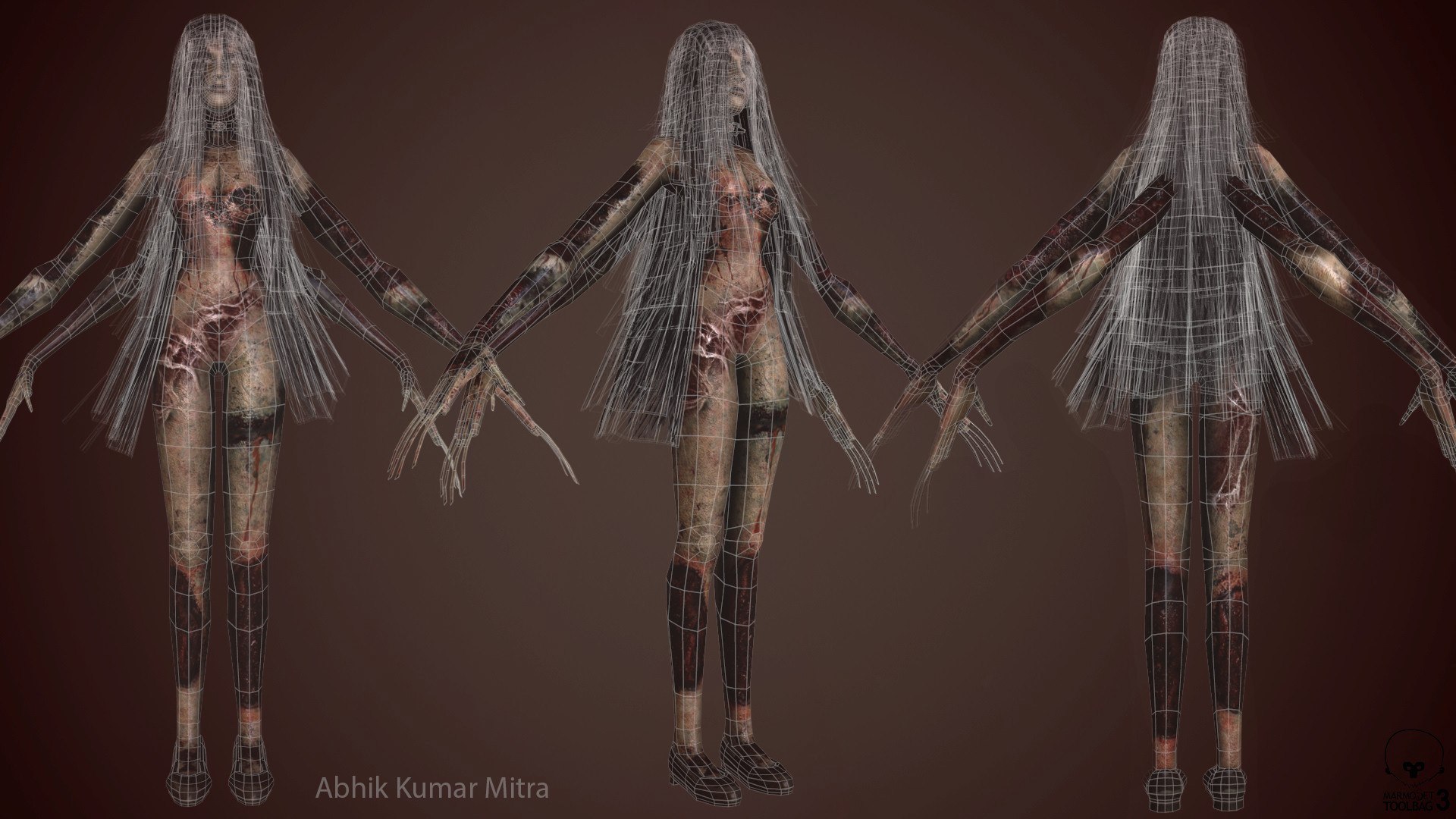 3D Laura Creature Evil Fan Art - TurboSquid 1244985