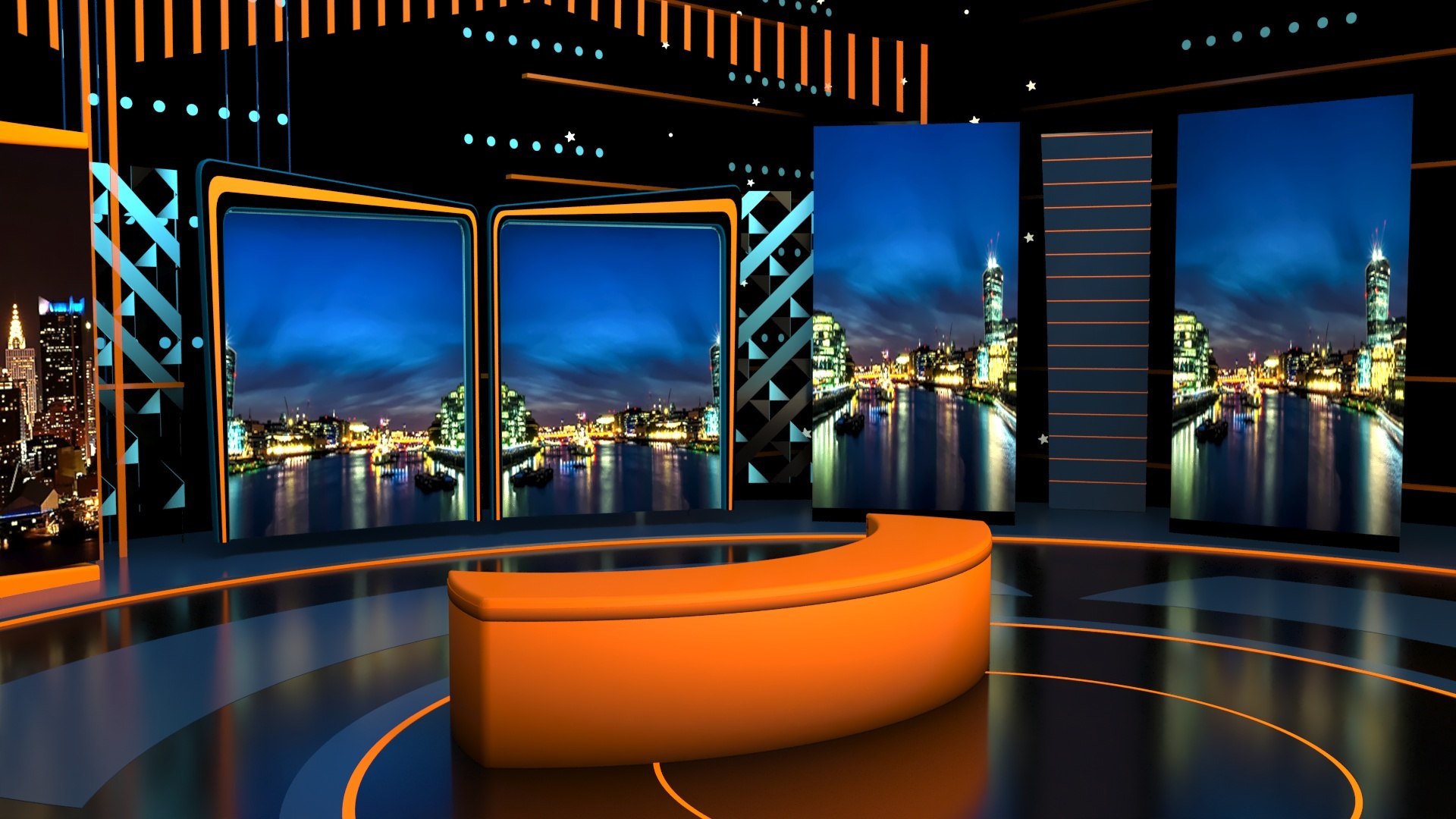 3D model Tv Studio Design - TurboSquid 1779400