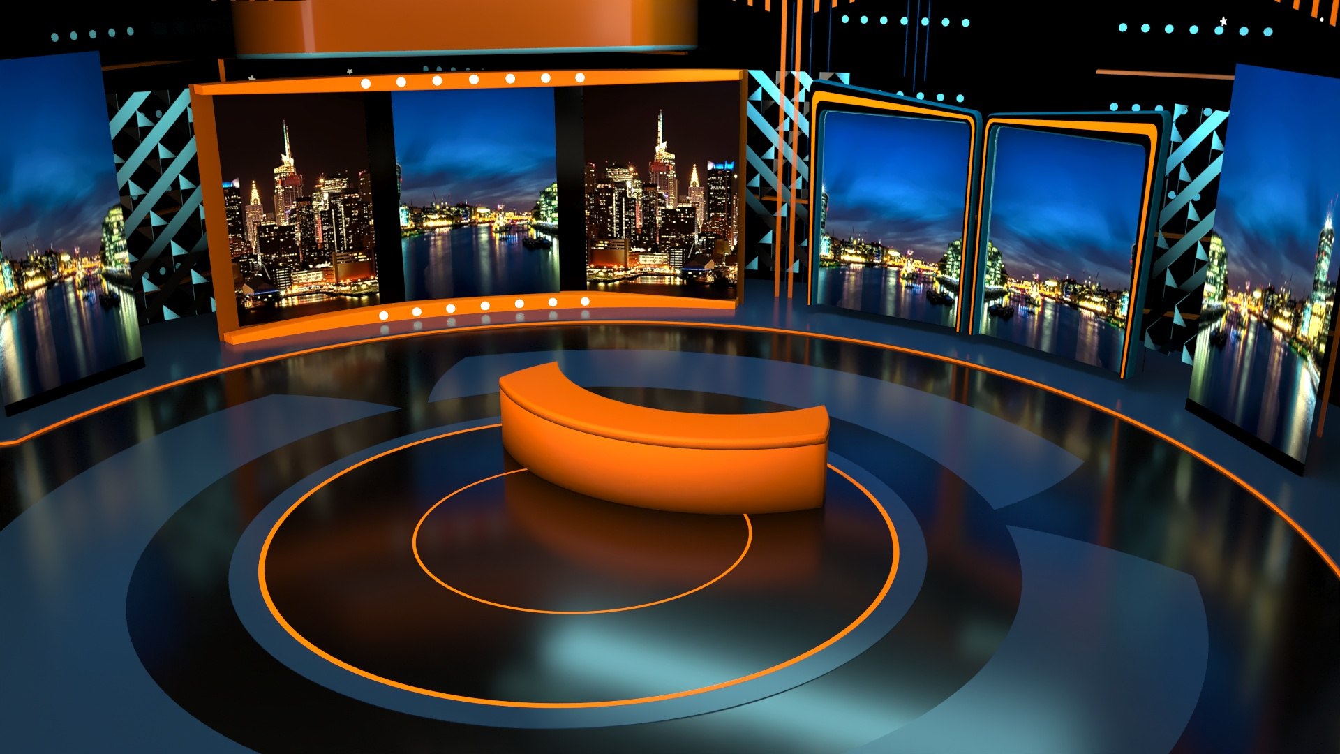 3D model Tv Studio Design - TurboSquid 1779400