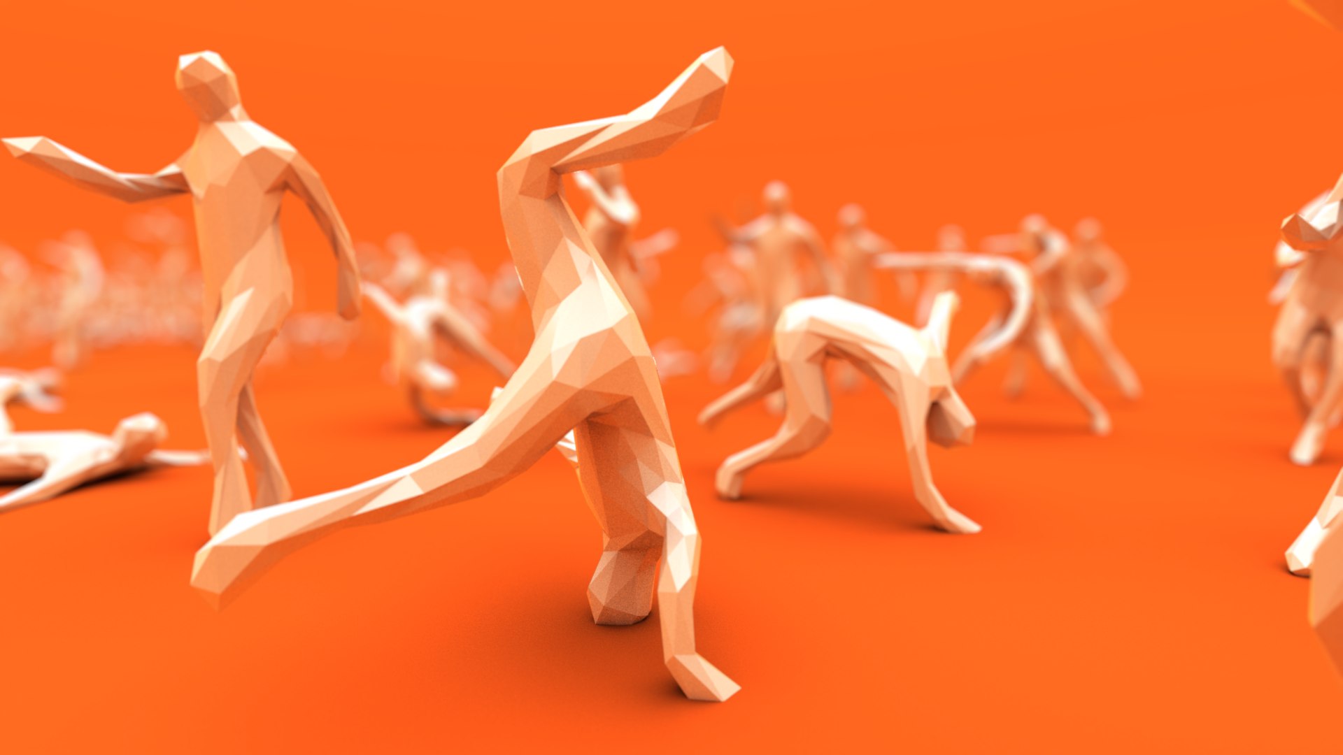 Triangulated Human Action 3D Model - TurboSquid 1223221