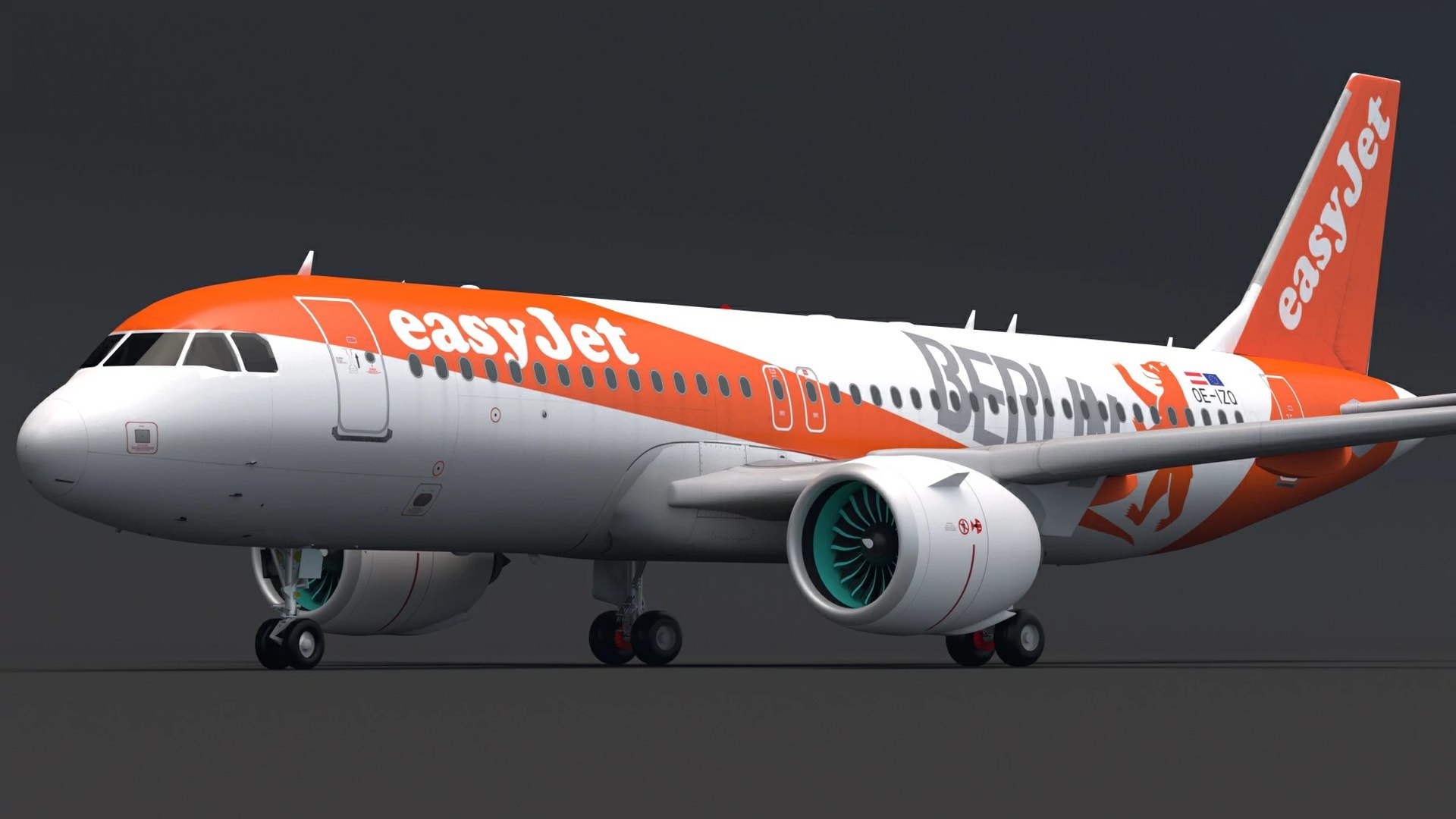 Easyjet A320 Berlin 3D Model - TurboSquid 1519133