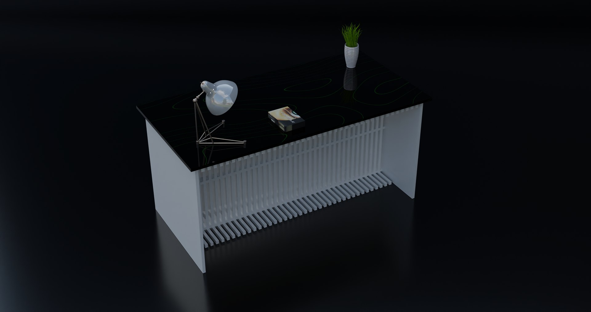 3D Office Smart Table1 Model - TurboSquid 1913491