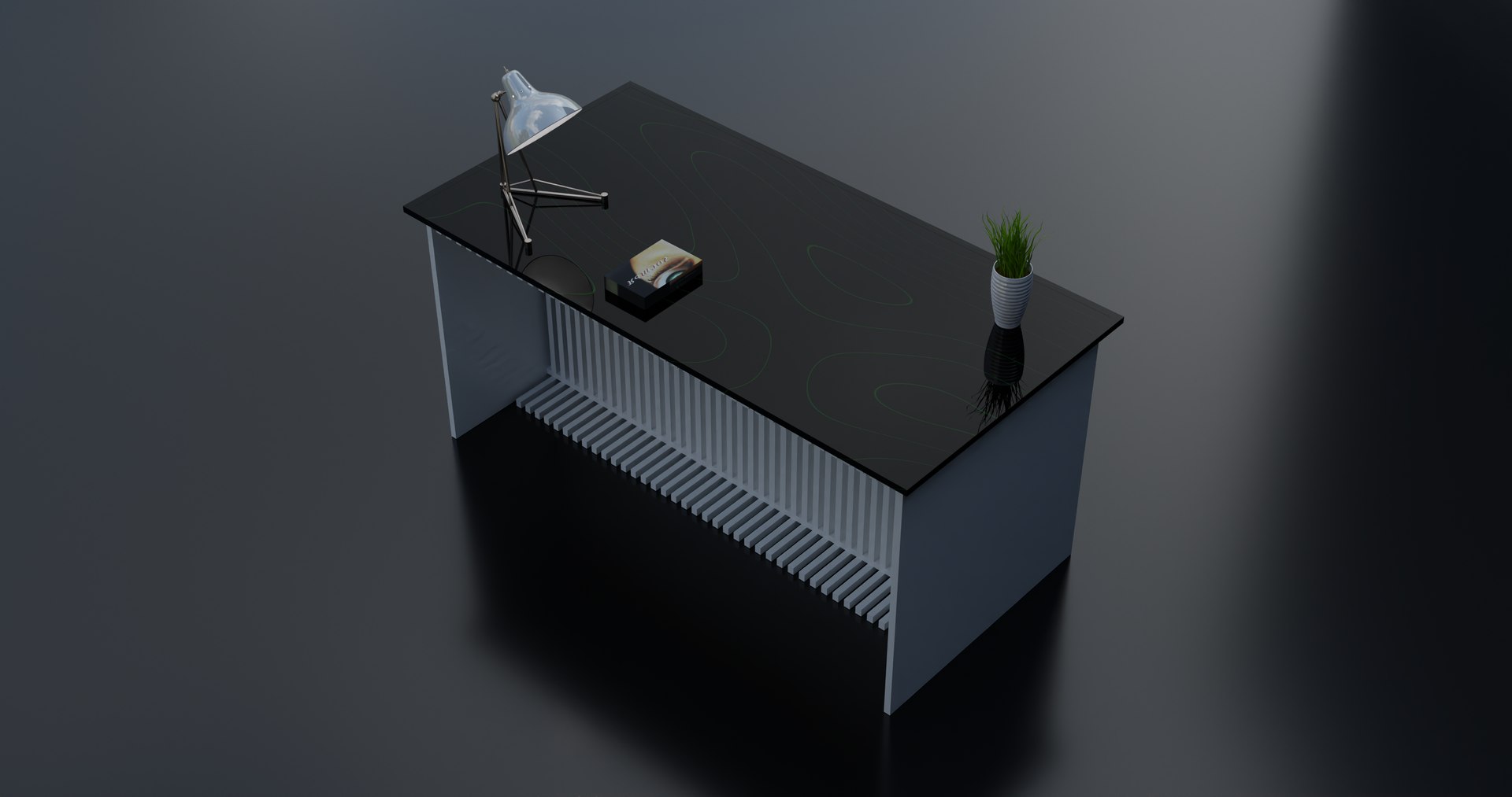 3D Office Smart Table1 Model - TurboSquid 1913491