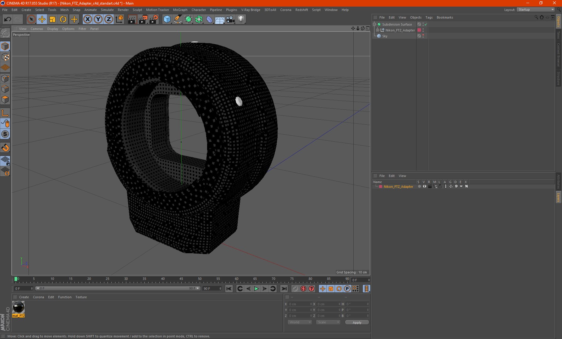 3D Nikon FTZ Adapter - TurboSquid 1961583