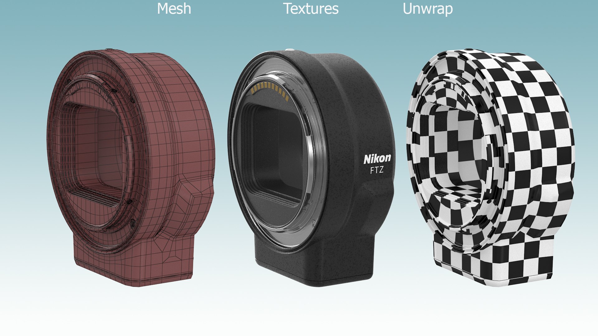 3D Nikon FTZ Adapter - TurboSquid 1961583