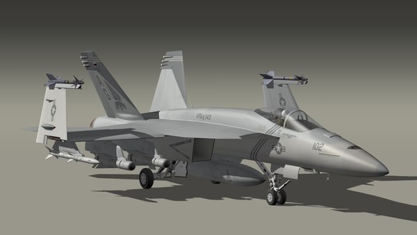 3D F18 VFA143 Pukin Dogs - TurboSquid 1747371