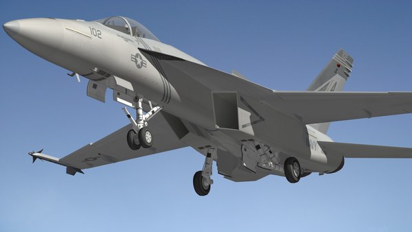 3D F18 VFA143 Pukin Dogs - TurboSquid 1747371
