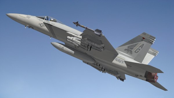 3D F18 VFA143 Pukin Dogs - TurboSquid 1747371