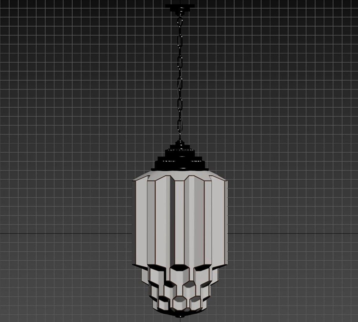 3D Art Deco Light - TurboSquid 1635301