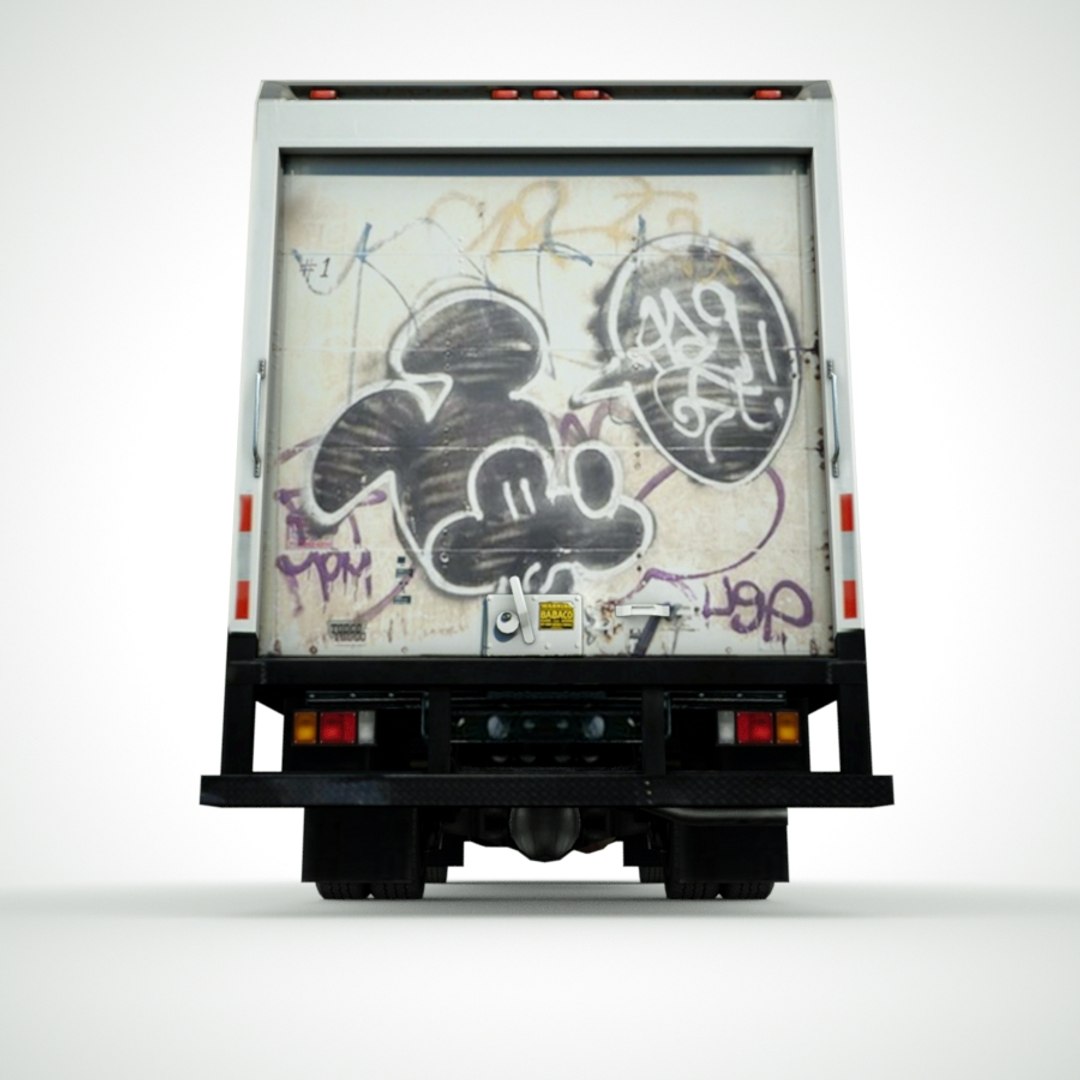 3D Isuzu Npr Graffiti - TurboSquid 1192432