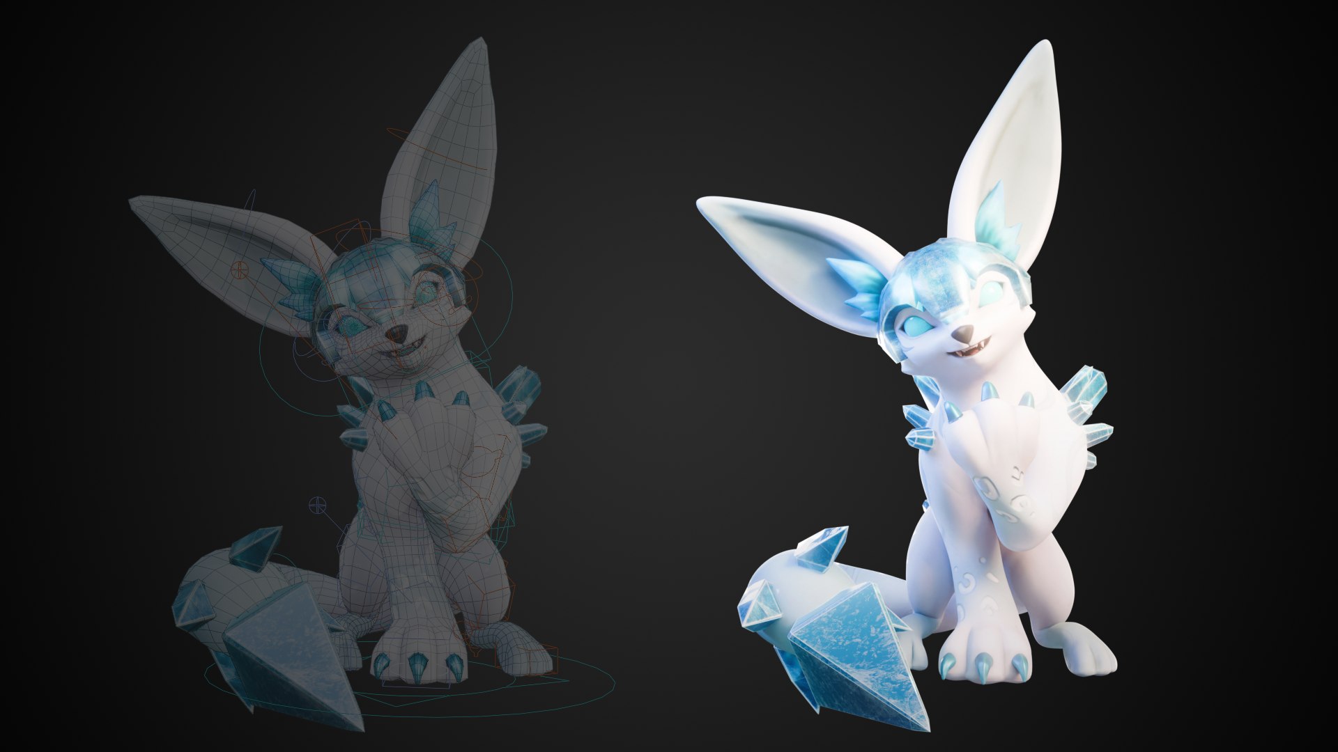 Ice Elemental Beast 3D Model - TurboSquid 2517813