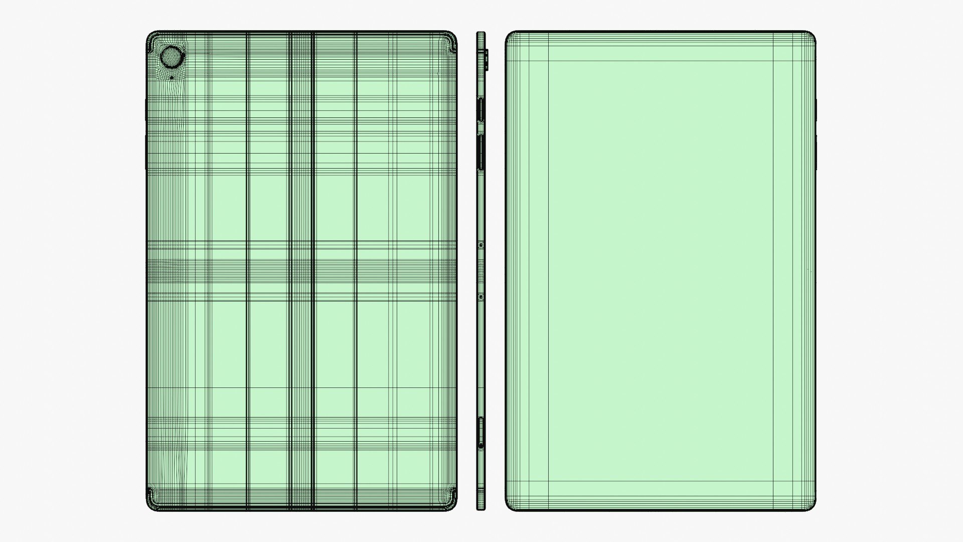 Samsung Galaxy Tab S10 FE Plus Blue 3D - TurboSquid 2392307