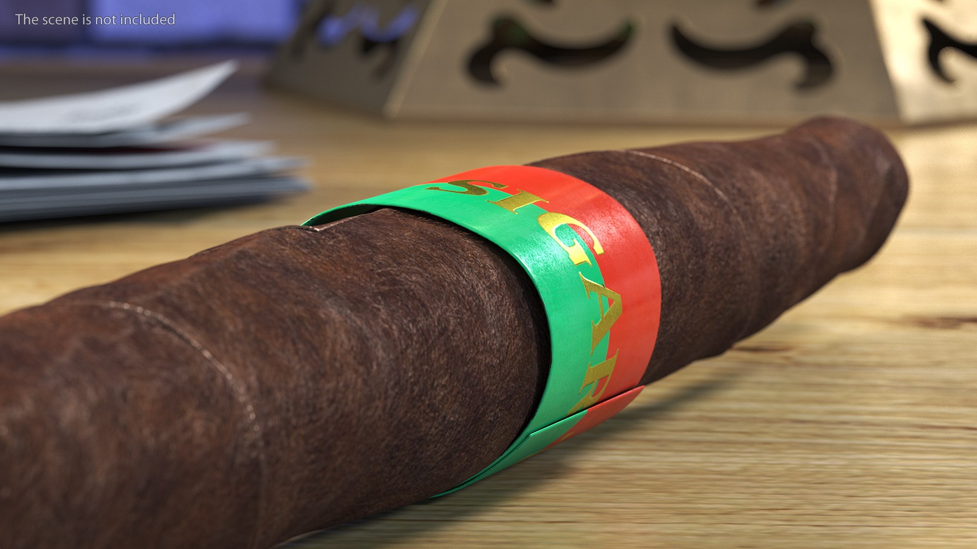 3D Model Italian Toscano Cigar - TurboSquid 1852949