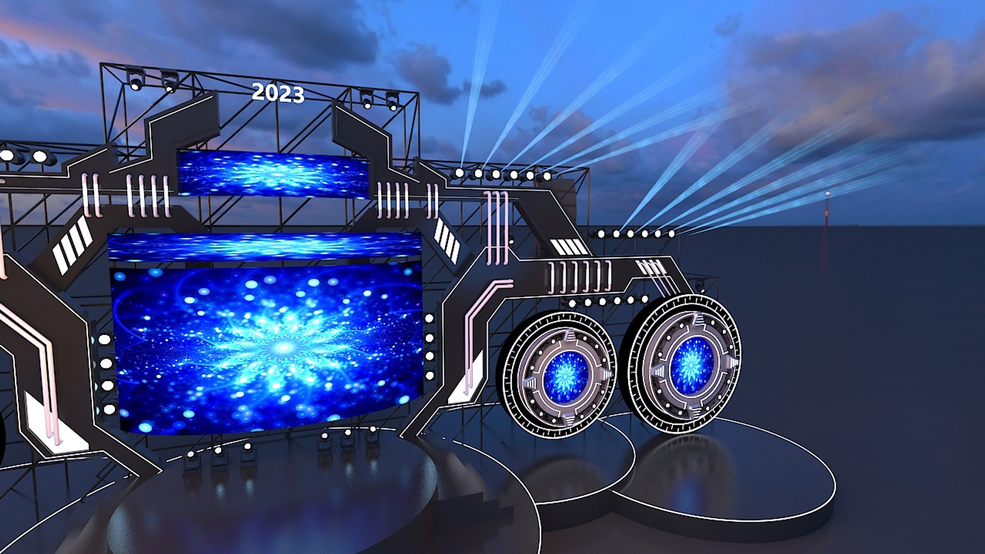 Mega Stage 2 3D Model - TurboSquid 2113545