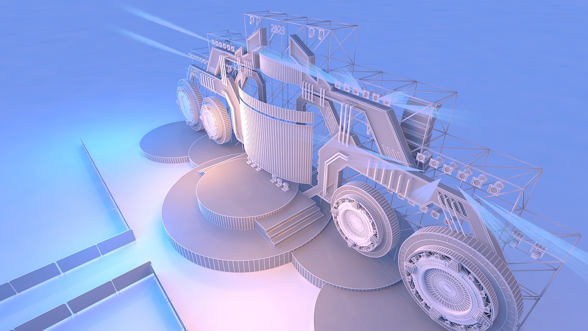 Mega Stage 2 3D Model - TurboSquid 2113545