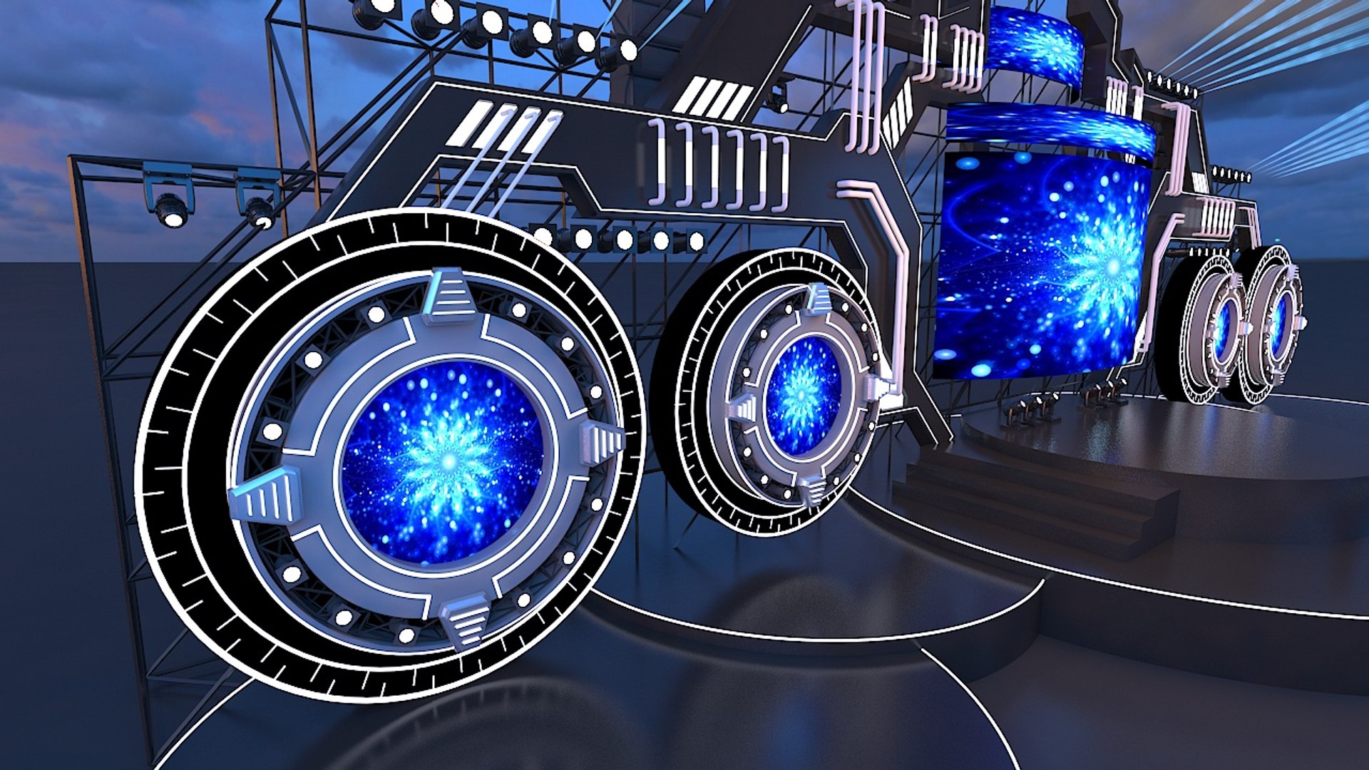 Mega Stage 2 3D Model - TurboSquid 2113545