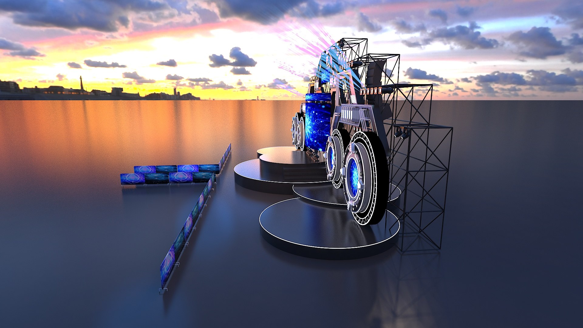 Mega Stage 2 3D Model - TurboSquid 2113545