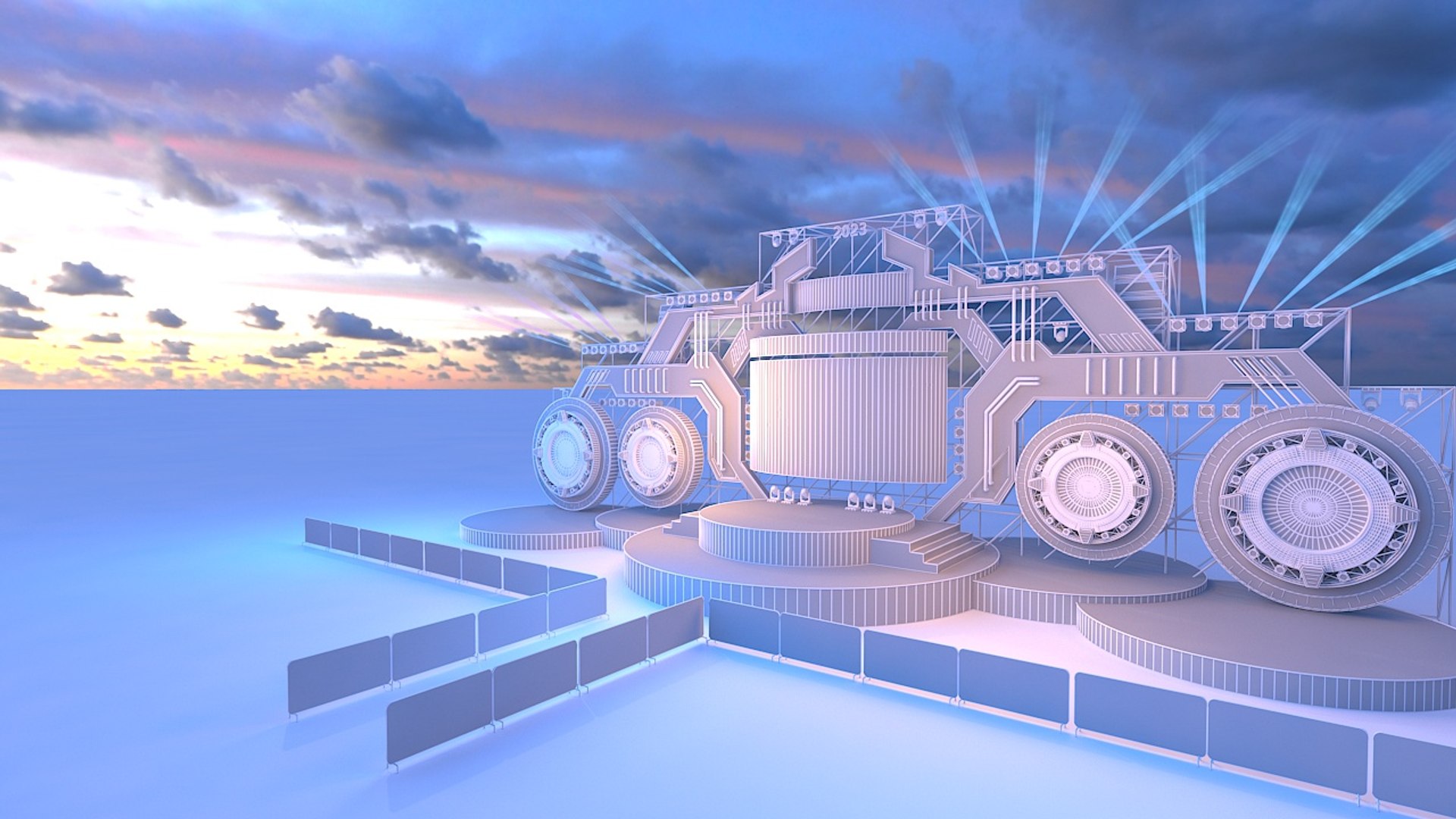 Mega Stage 2 3D Model - TurboSquid 2113545