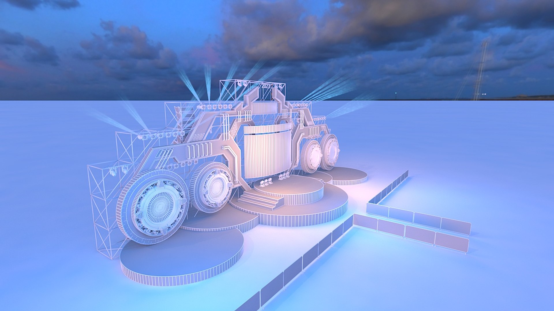 Mega Stage 2 3D Model - TurboSquid 2113545