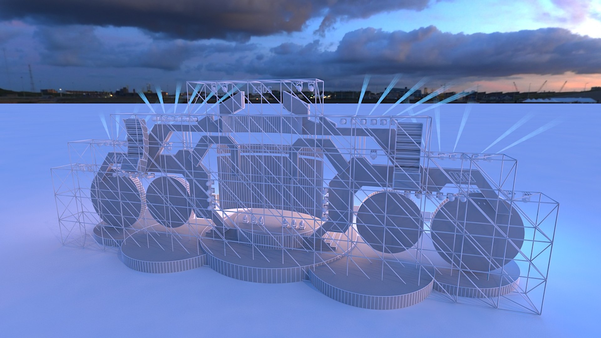 Mega Stage 2 3D Model - TurboSquid 2113545