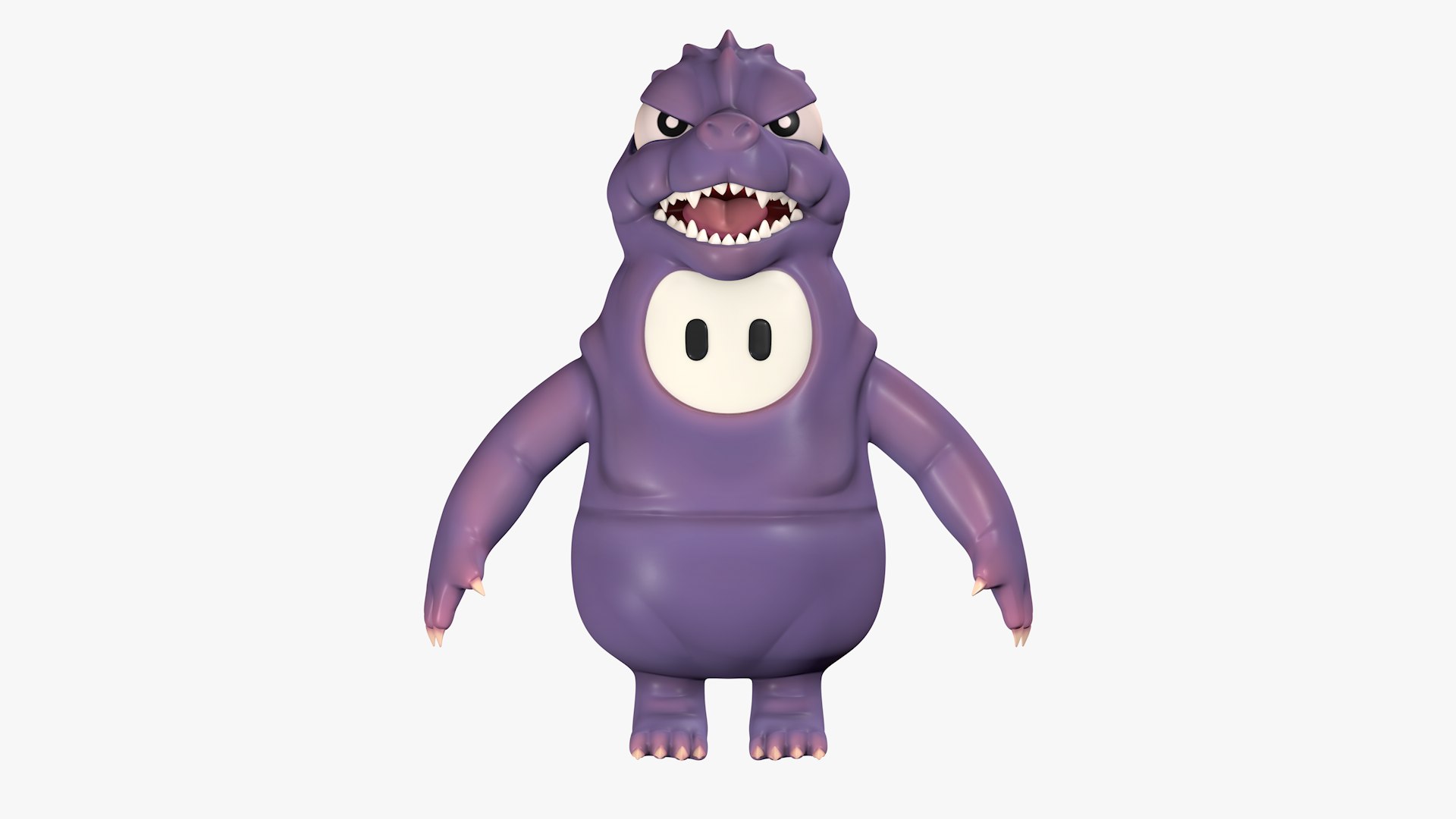 3D Model Fall Guys Skin Godzilla Character 8k - TurboSquid 1750617