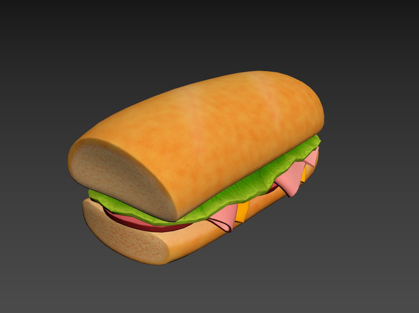 Submarine Sandwich Model - TurboSquid 1695268
