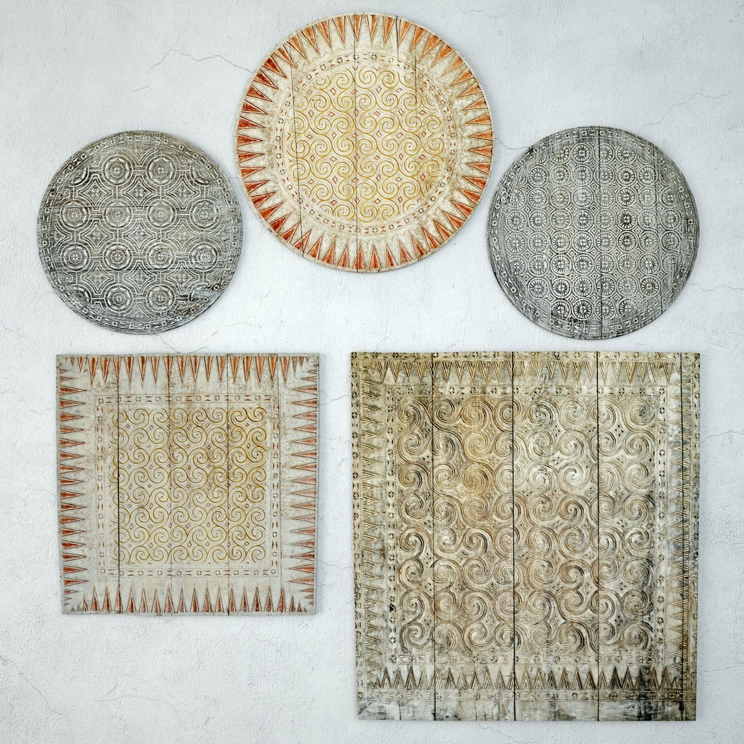 3D Toraja Carved Wood Panels - TurboSquid 2119393