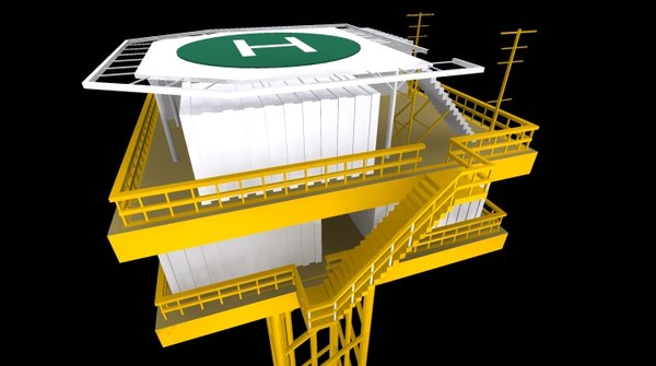 modelo 3d Rigg Rigg Offshore Rig Power Rig - TurboSquid 521812