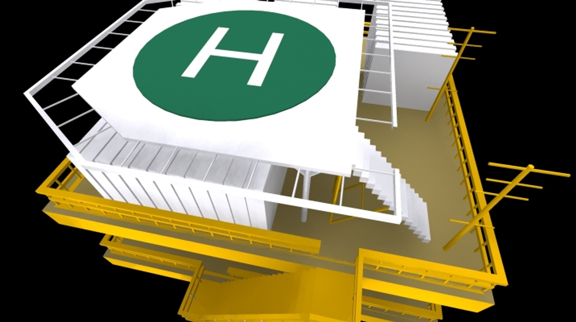 3d Offshore Rigg Rig Power