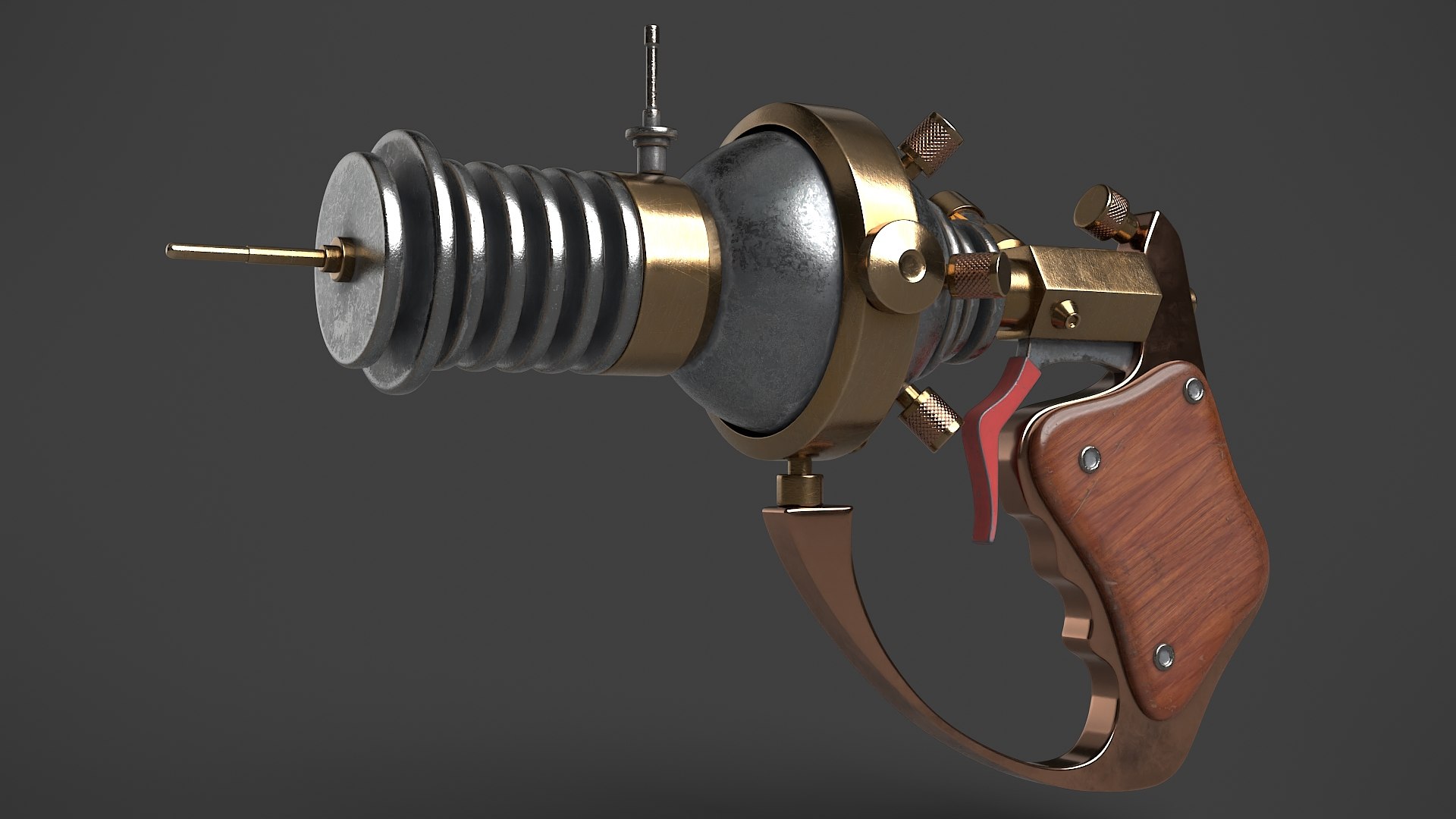 Fantasy Gun 09 3D Model - TurboSquid 1922241