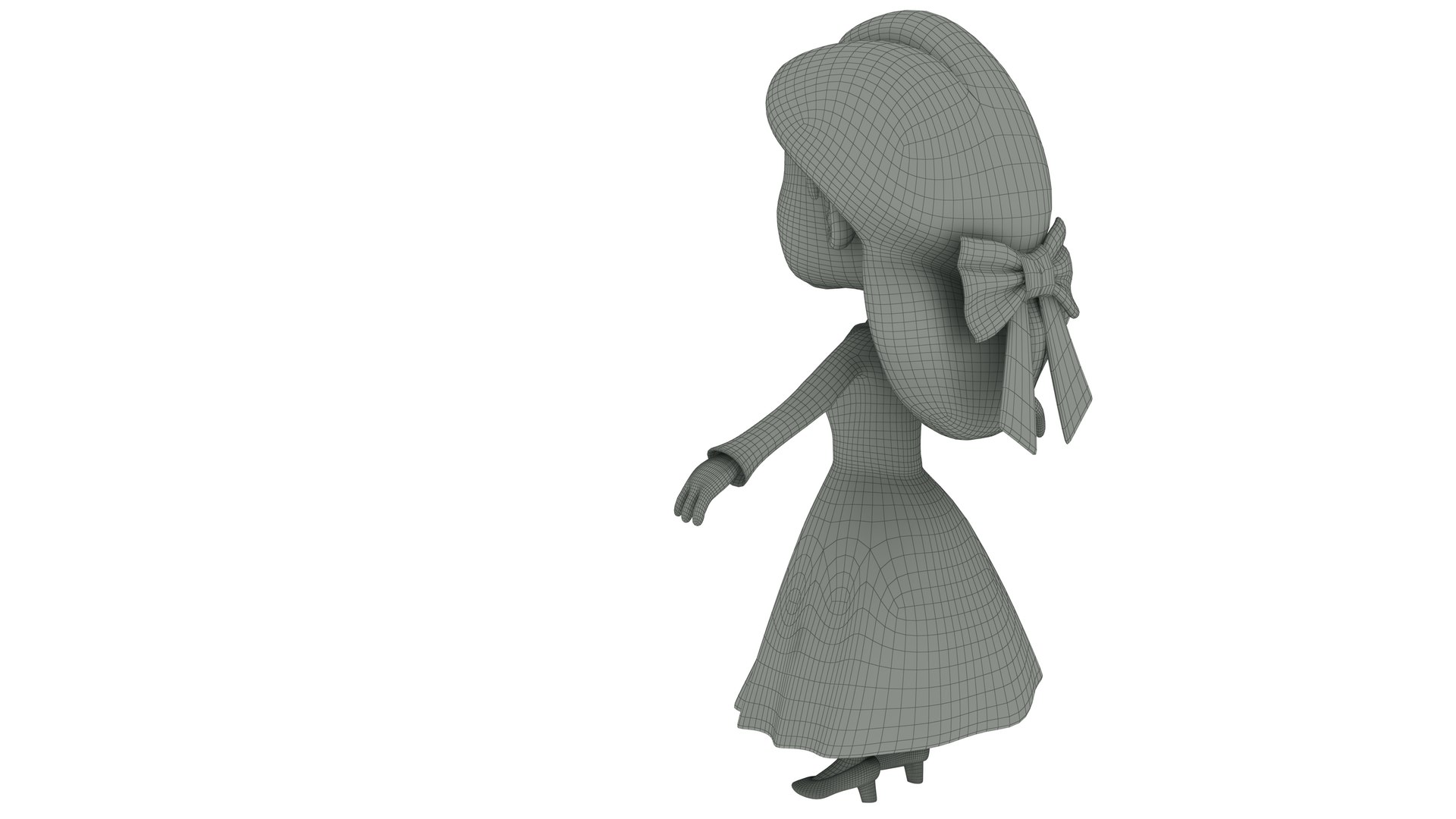 3D Model Cartoon Women Mother - TurboSquid 2214914