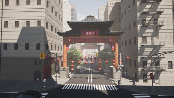 3D model Chinatown - Expansion Pack - Unity HDRP - TurboSquid 1729583