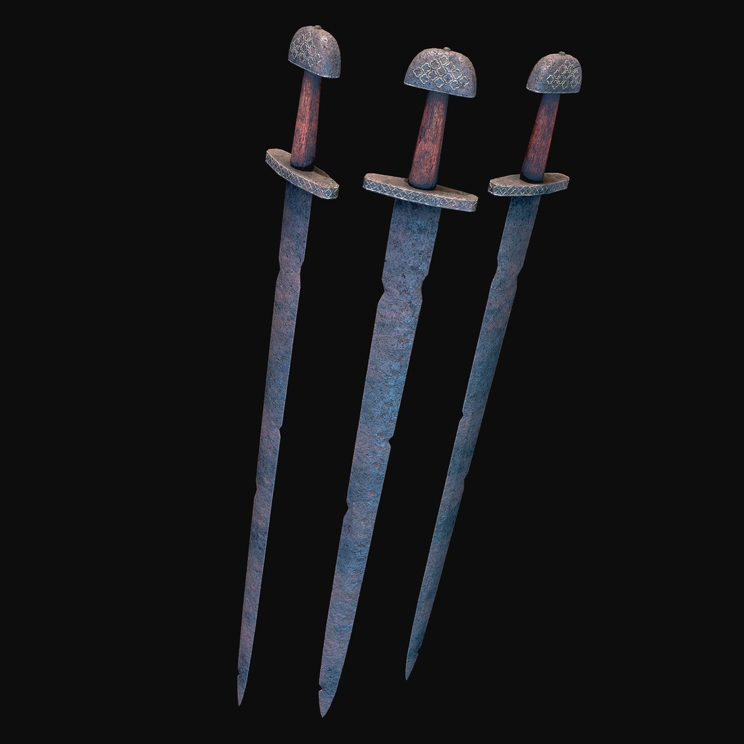 Viking Sword Wooden Hilt model - TurboSquid 1729338