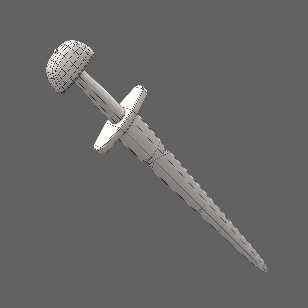 Viking Sword Wooden Hilt model - TurboSquid 1729338