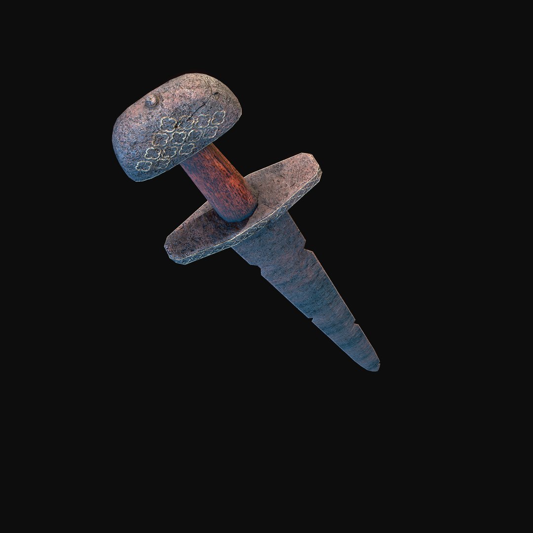 Viking Sword Wooden Hilt model - TurboSquid 1729338