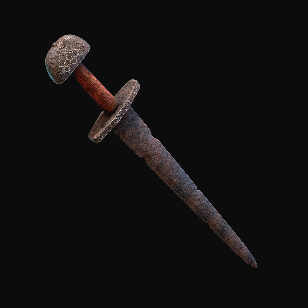 Viking Sword Wooden Hilt model - TurboSquid 1729338