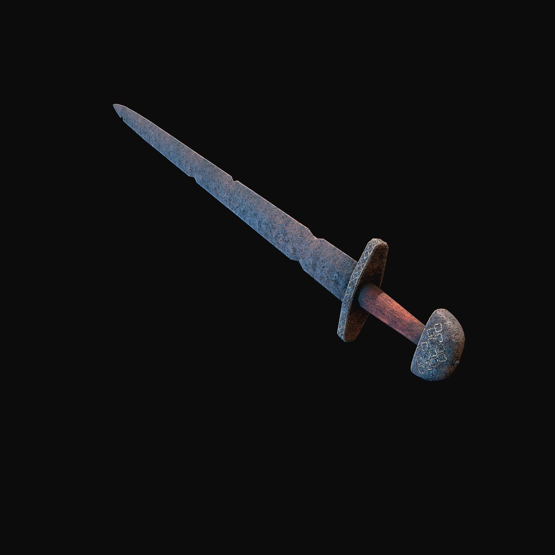 Viking Sword Wooden Hilt model - TurboSquid 1729338