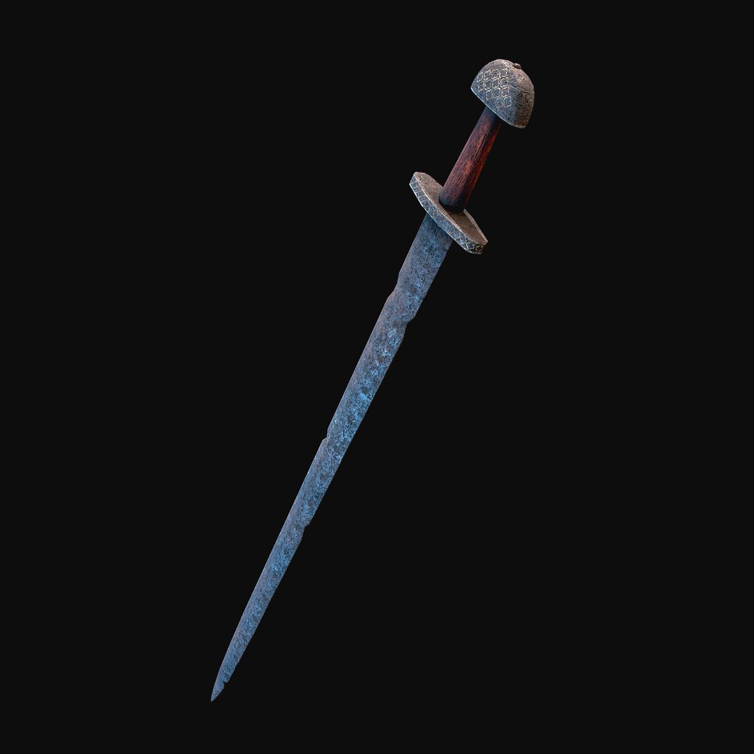 Viking Sword Wooden Hilt model - TurboSquid 1729338