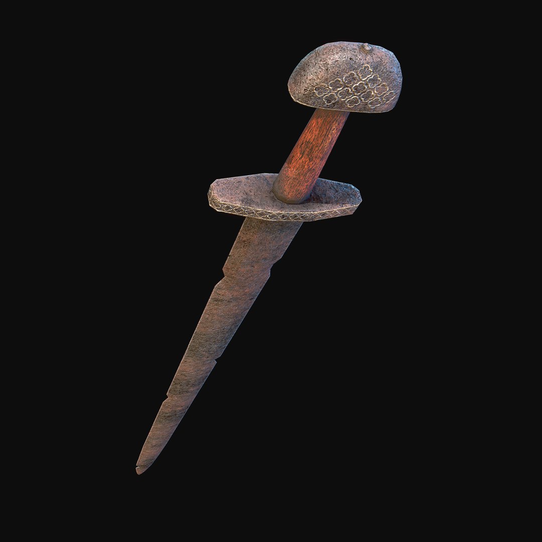 Viking Sword Wooden Hilt model - TurboSquid 1729338