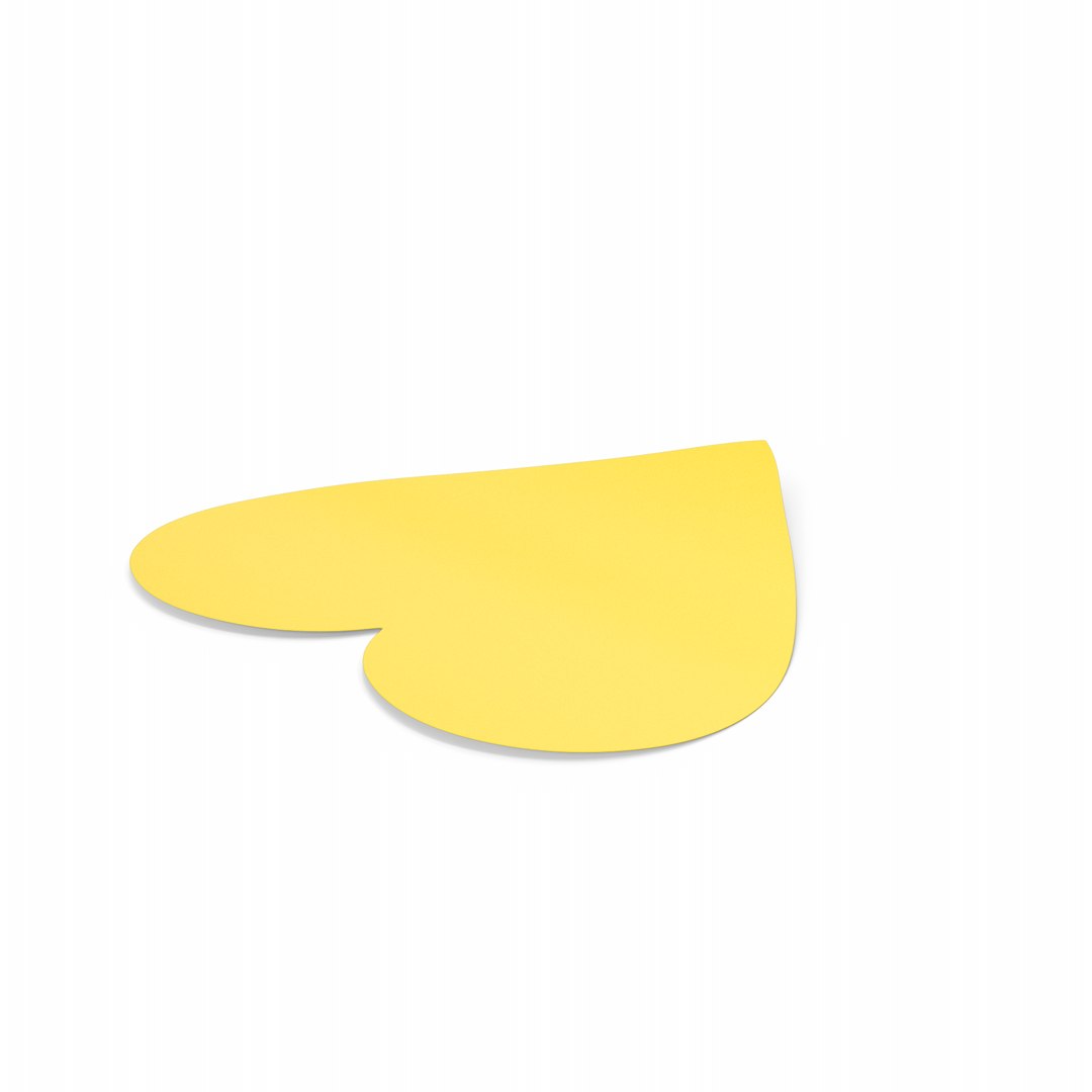3D Sticky Note Heart Model - TurboSquid 2185484