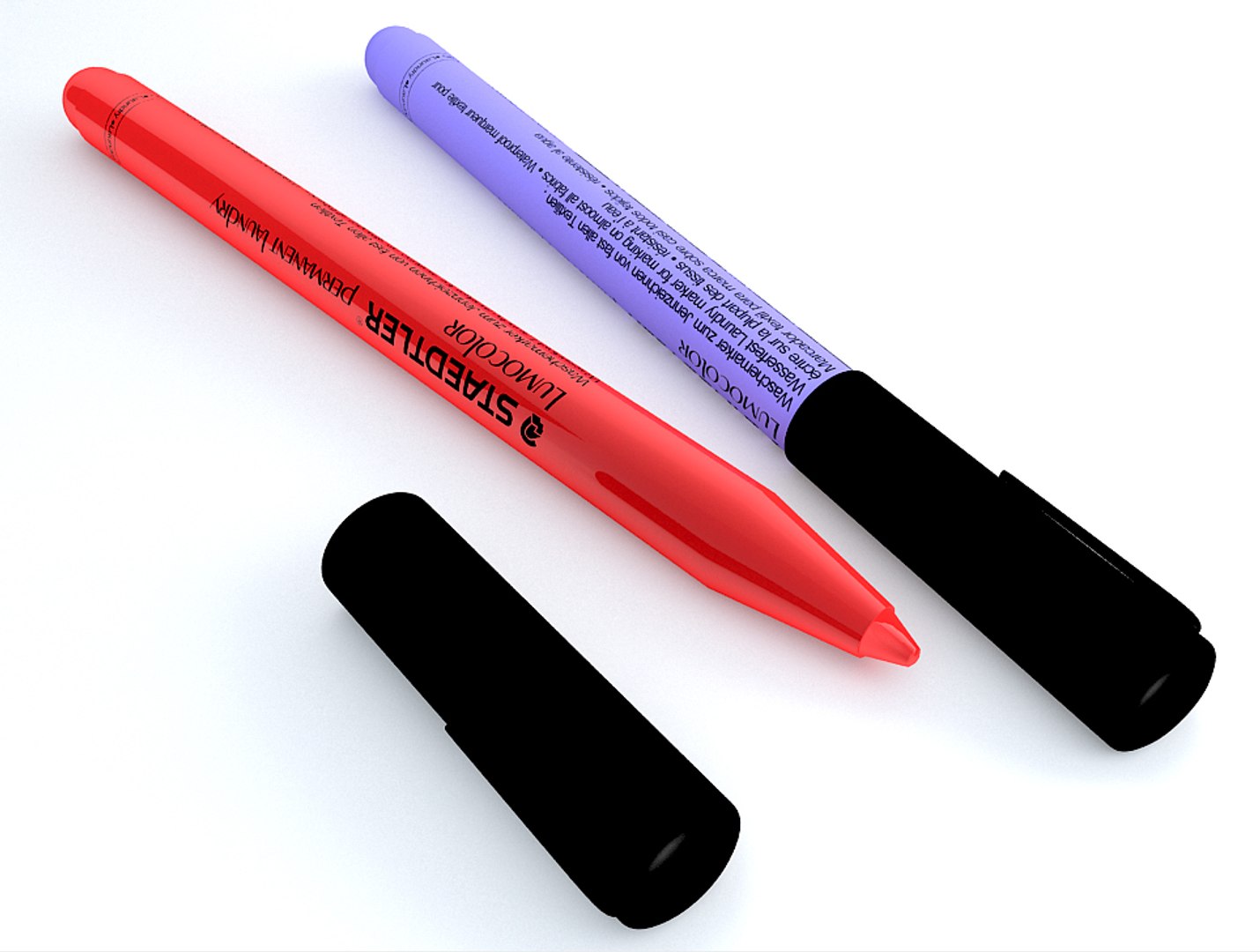 3d staedtler pens
