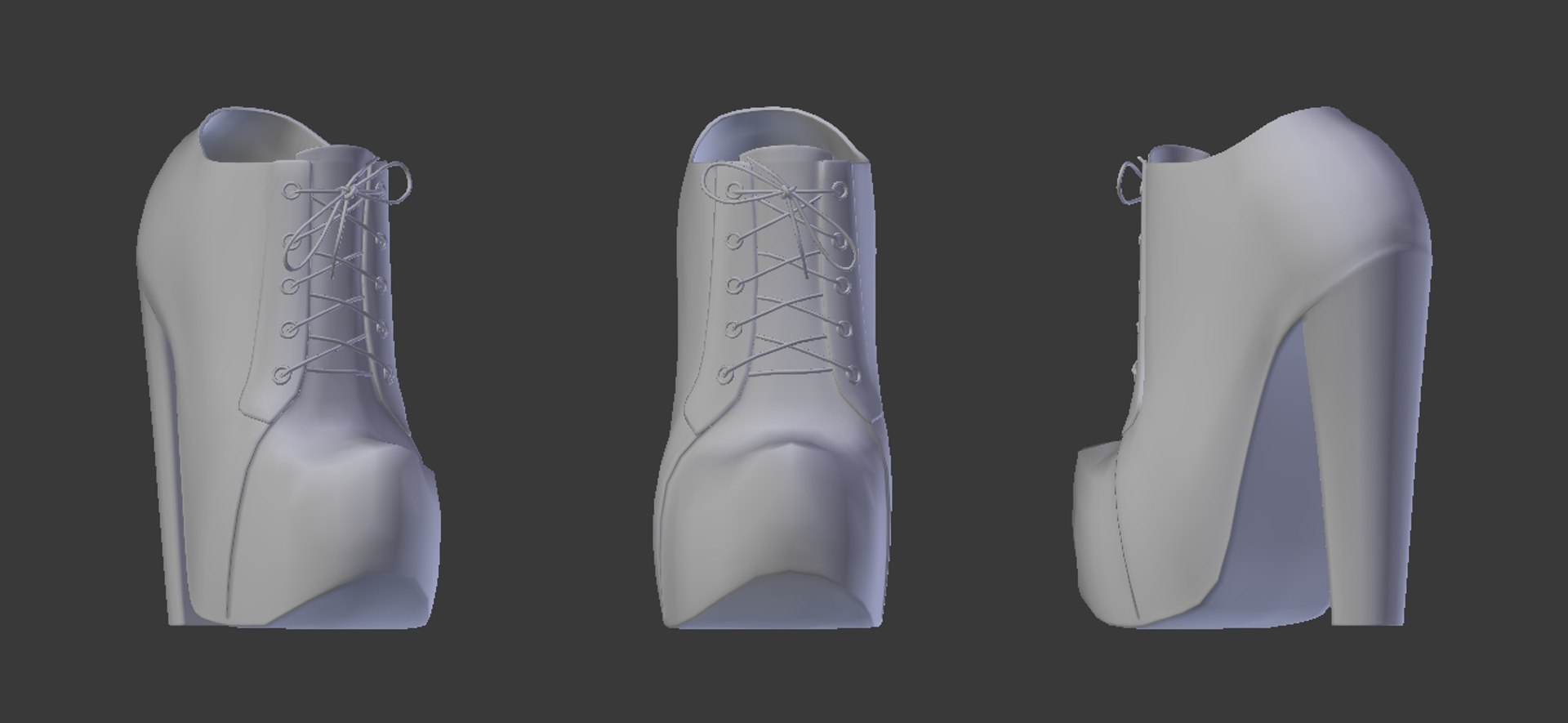 Boots Ankle 3D Model - TurboSquid 1482374